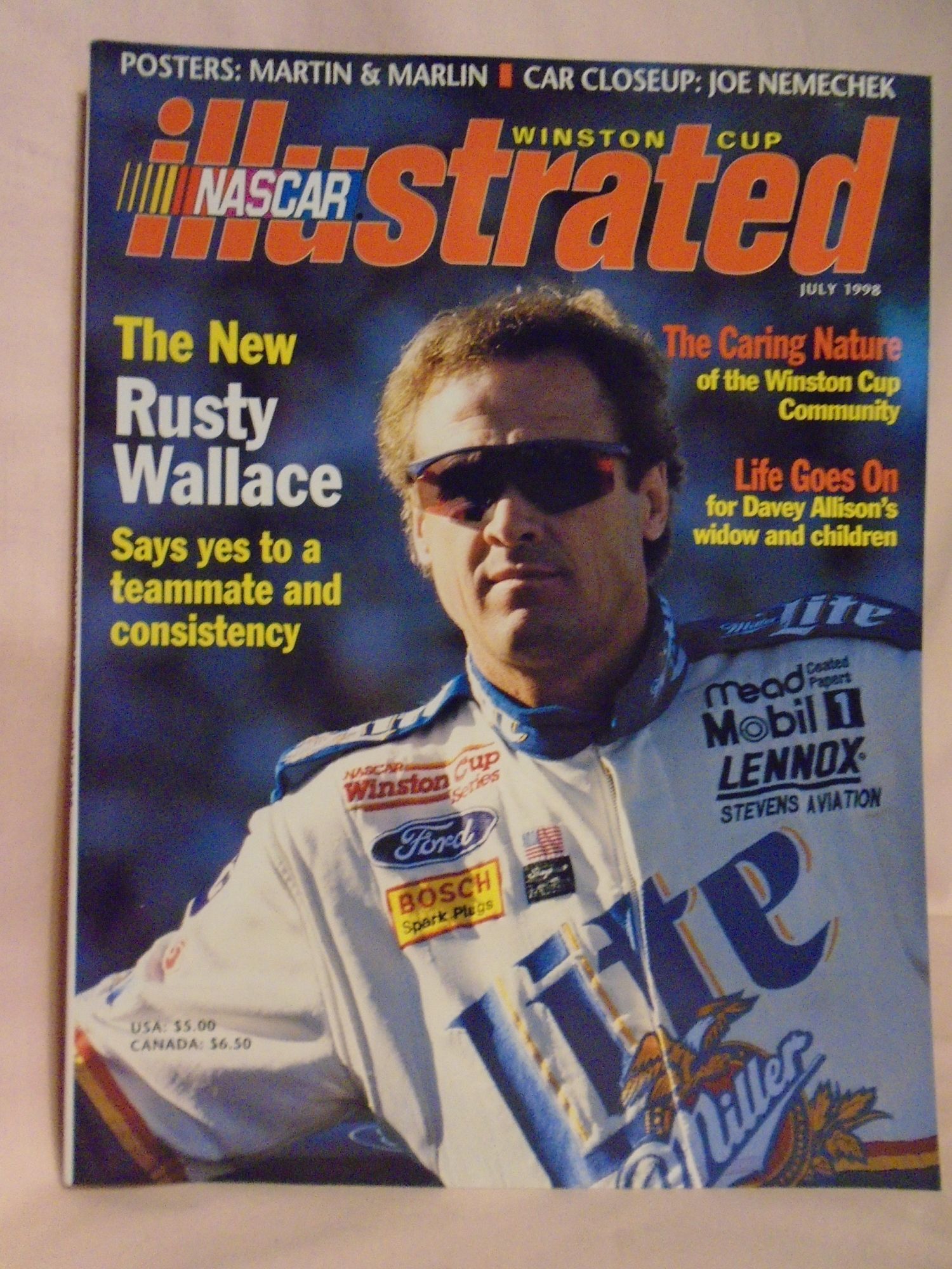 NASCAR WINSTON CUP ILLUSTRATED, JULY 1998, VOL. XVII, NO. 7 | Jim Duff